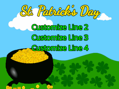 St Patrick's Day GIF, stpatricks-5 @ Editable GIFs